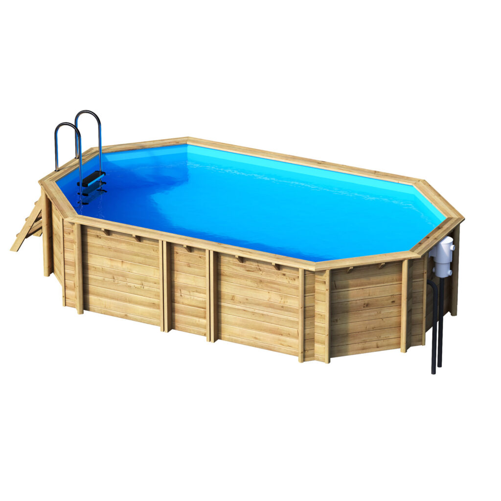 Holzpool TROPIC +510 HT:120 - Augusta Pool - Pools und Wellness für Zuhause