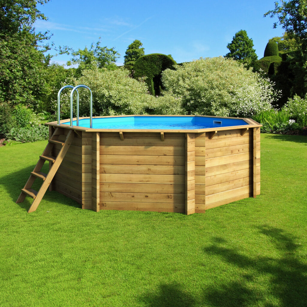 Holzpool TROPIC 414 HT:120 - Augusta Pool - Pools und Wellness für Zuhause